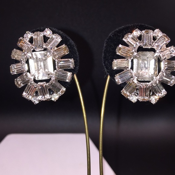 Kramar | Jewelry | Vintage Kramer Rhinestone Earrings | Poshmark